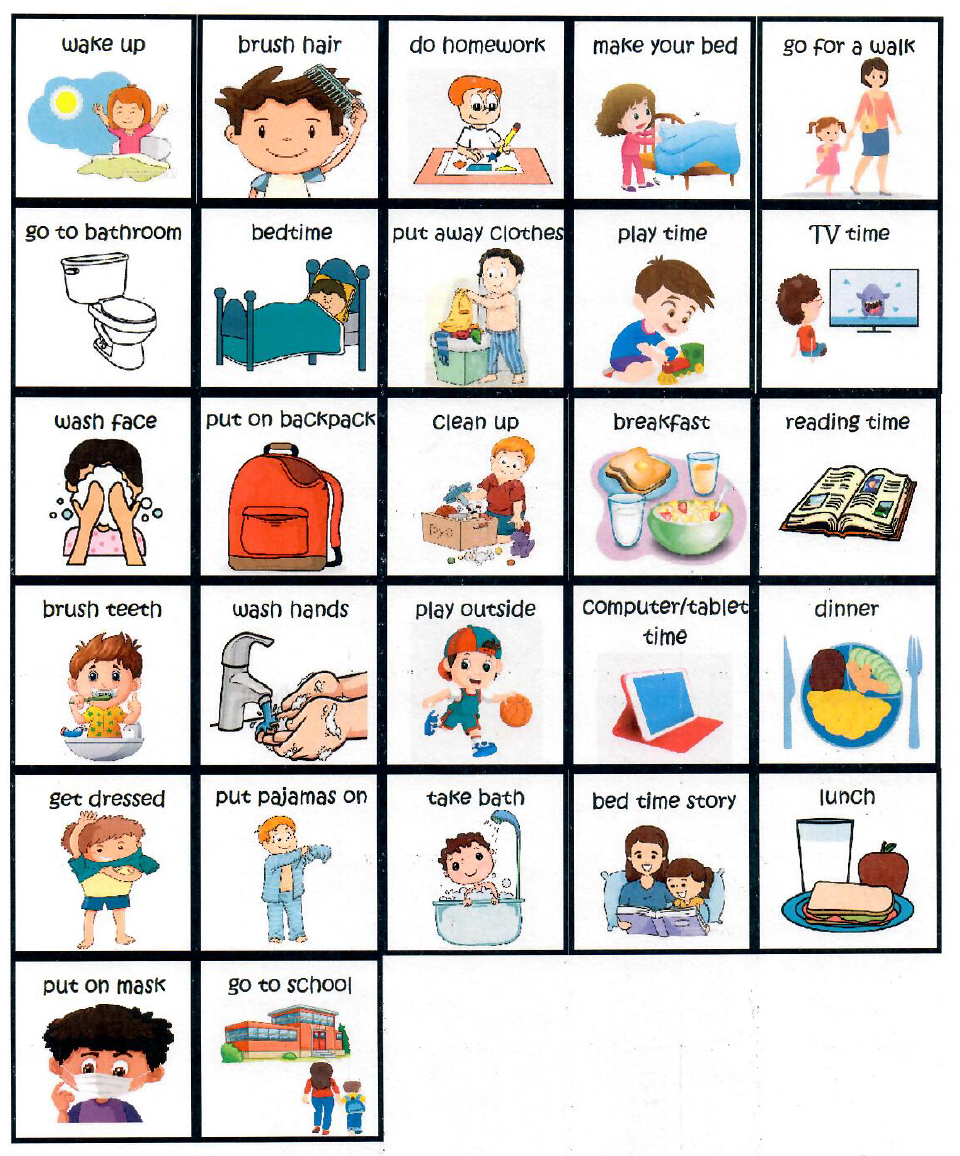 Schedules - Early Childhood Education Social Emotional and Behavior ...