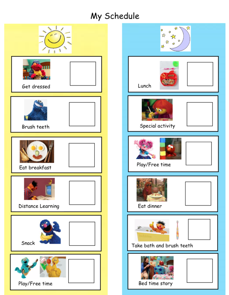 Using Visual Supports At Home - Early Childhood Education Social ...
